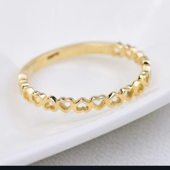 Jewelry | Newadorable Dainty Heart Ring In Gold Plating | Poshmark